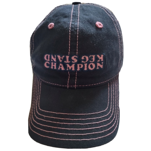 Accessories | Keg Stand Champion Adjustable Hat Blue And Pink | Poshmark